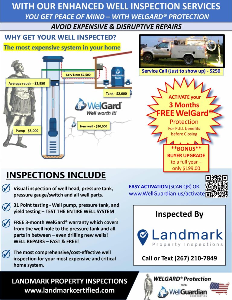 Well Yield Tests | Landmark Property Inspections | Serving Montgomery ...